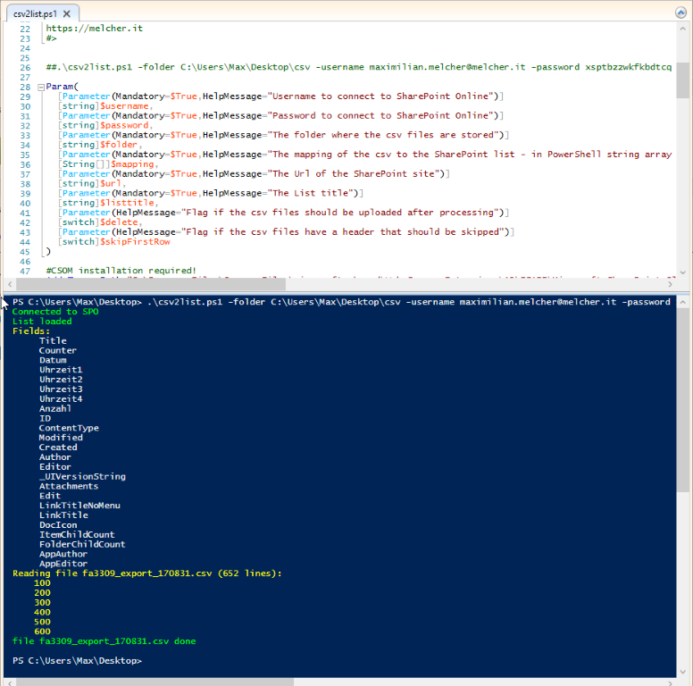 PowerShell Upload A CSV File To A SharePoint List Melcher dev